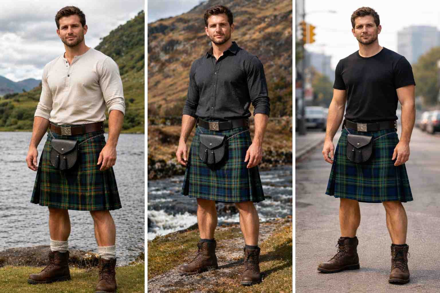 Kilt Fashion Guide » Modern, Casual & Utility Kilt Outfit Ideas
